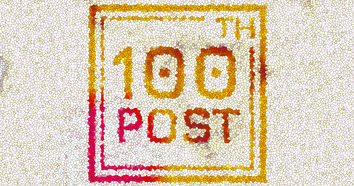 100th post on Instagram